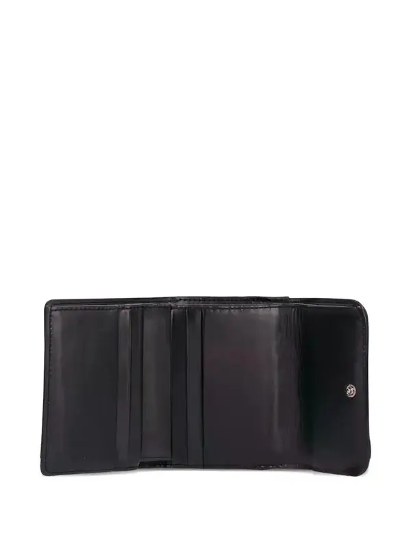 Chloé Small Marcie Tri-fold Leather Wallet - Black