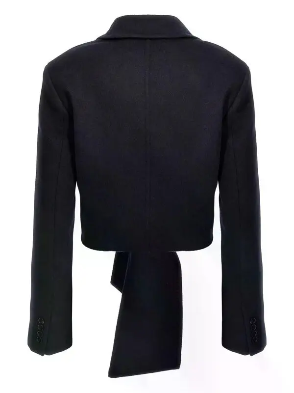 Max Mara Tie-front Notched-lapel Jacket