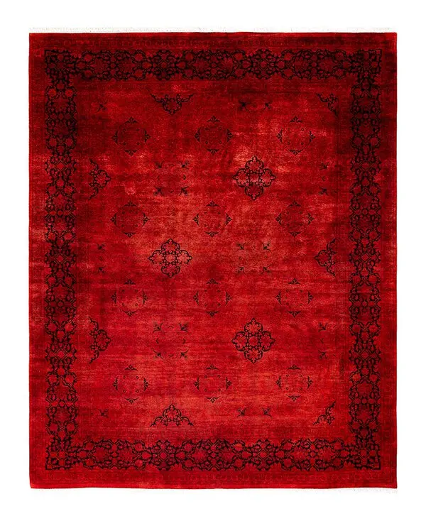 Bloomingdale'S Fine Vibrance M1205 Area Rug, 8'3 X 10'3 - Red