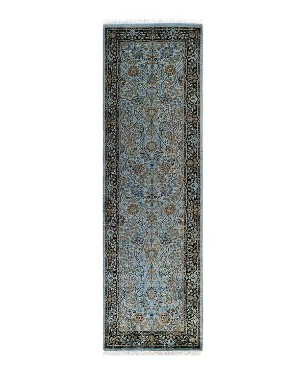 Bloomingdale'S Fine Vibrance M1020 Runner Area Rug, 2'6 X 8'6 - Blue