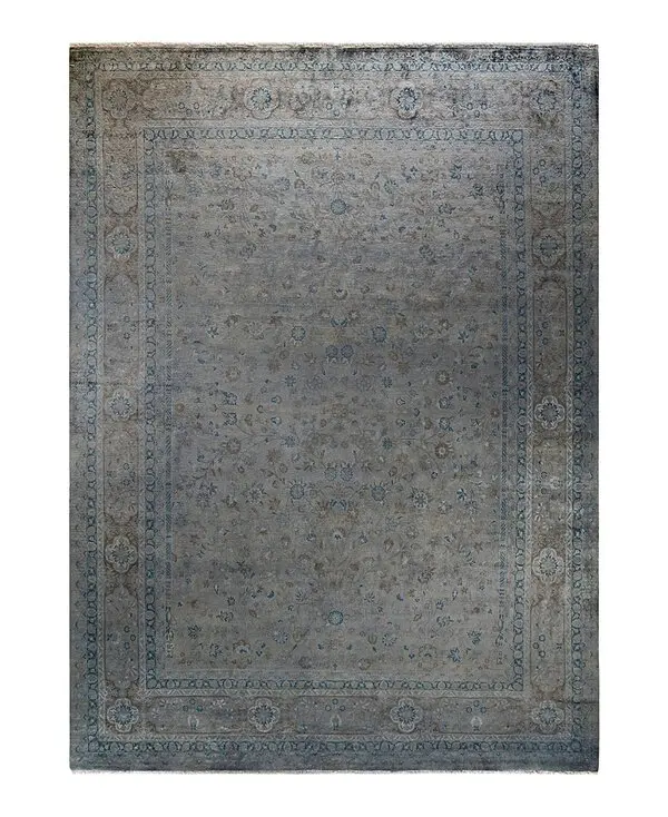 Bloomingdale'S Fine Vibrance M1602 Area Rug, 9'1 X 12'1 - Gray