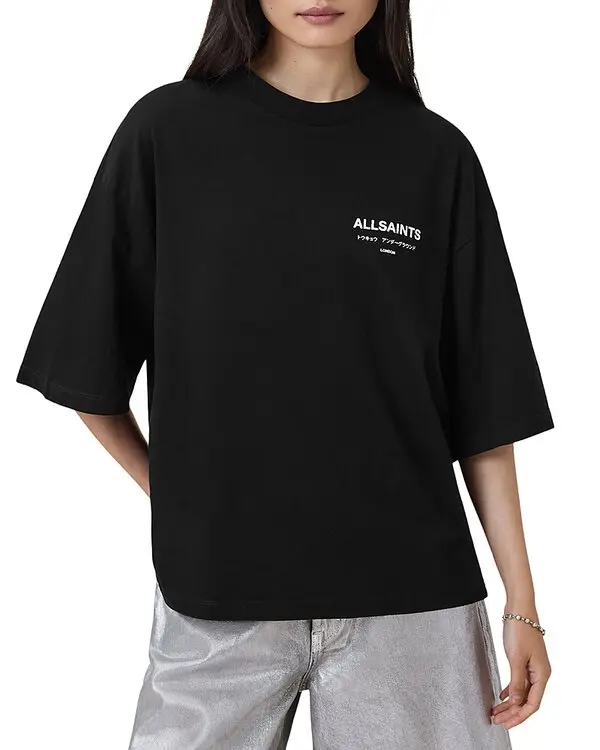 ALLSAINTS Under Amelie Tee - Black