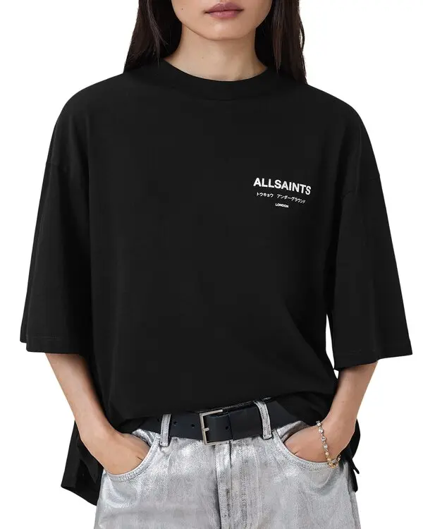 ALLSAINTS Under Amelie Tee - Black
