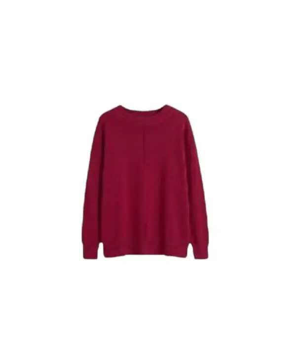 Chinti & Parker Wool Cashmere Slouchy Sweater - Cherry