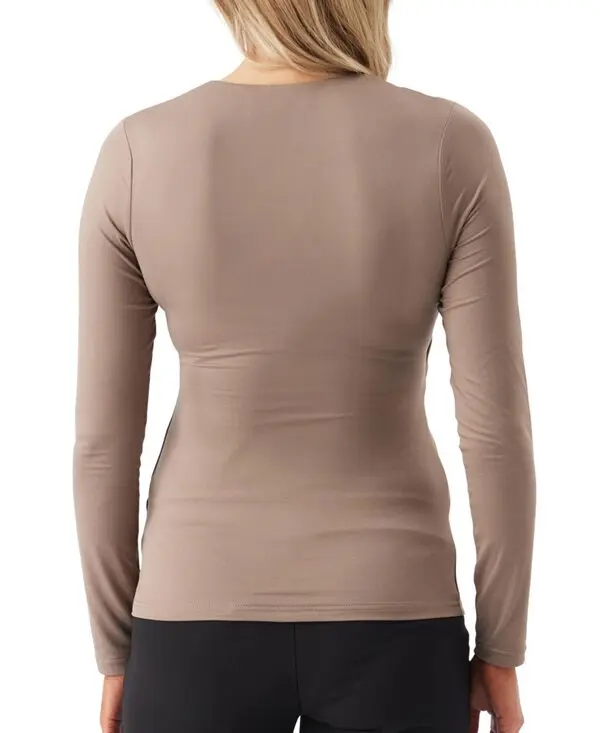 RIPE MATERNITY Luxe Knit Embrace Nursing Top - Mocha