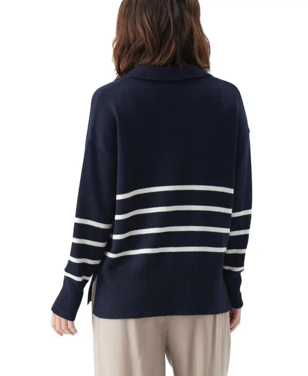 RIPE MATERNITY Lori Nursing Knit Sweater - Navy