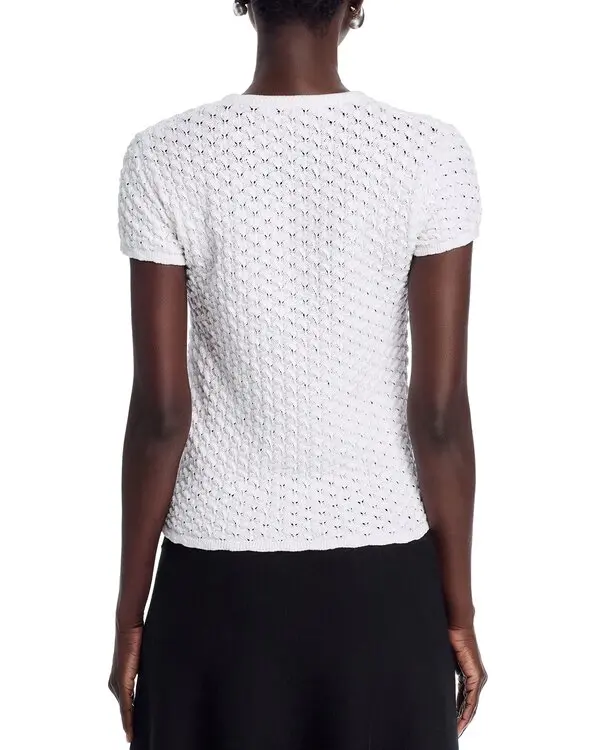 Proenza Schouler White Label Quincy Crocheted Top