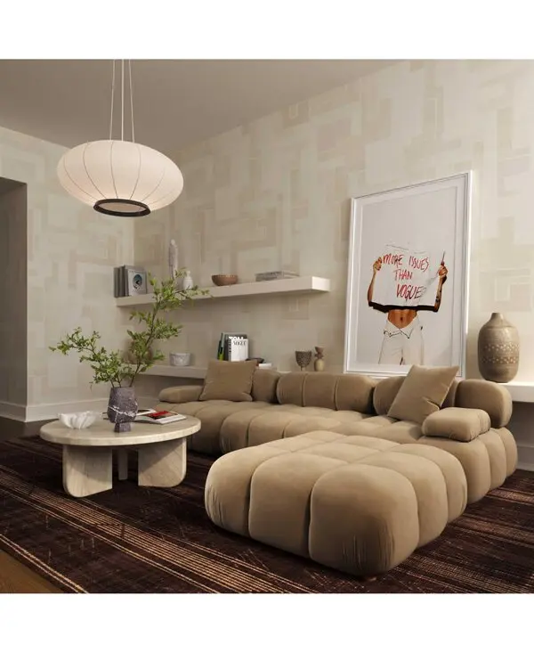 TOV FURNITURE Calliope Modular Ottoman