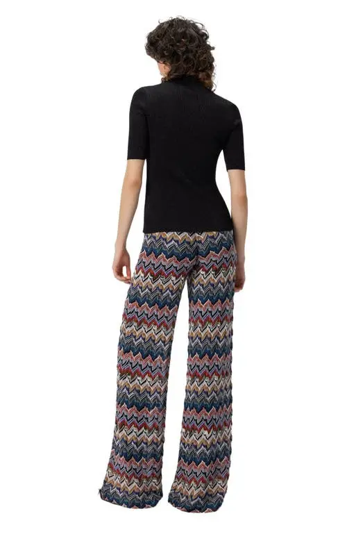 Missoni Mock Neck Sweater With Lam - Black