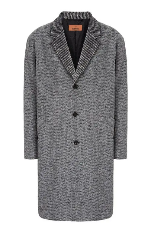 Missoni Wool Cloth Chevron Coat