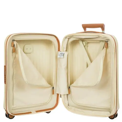 Bric'S Taormina Expandable Carry-on Spinner Luggage - Cream