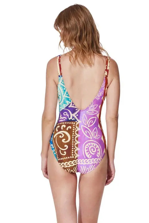 GOTTEX Ashanti Square Neck One Piece