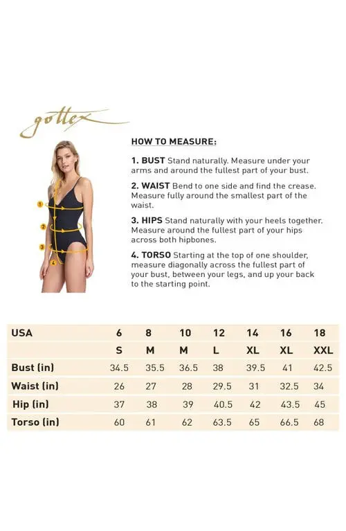 GOTTEX Ashanti Square Neck One Piece