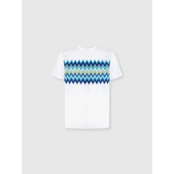 Missoni Short-sleeve T-shirt With Zigzag Insert - Multicoloured