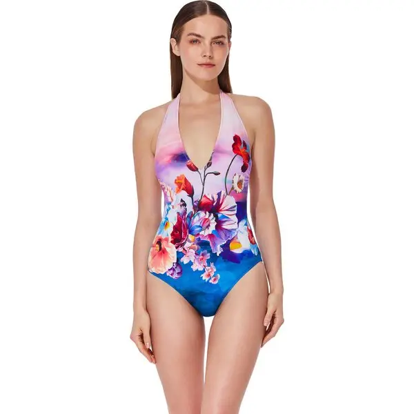GOTTEX Under The Sea Halter One-piece - The-sea-multi