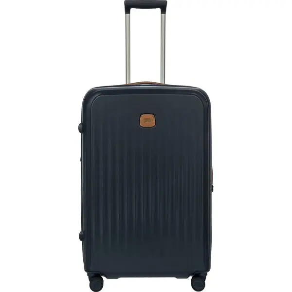 Bric'S Taormina Large Checked Spinner Luggage - Blue