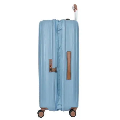 Bric'S Taormina Large Checked Spinner Luggage - Sky