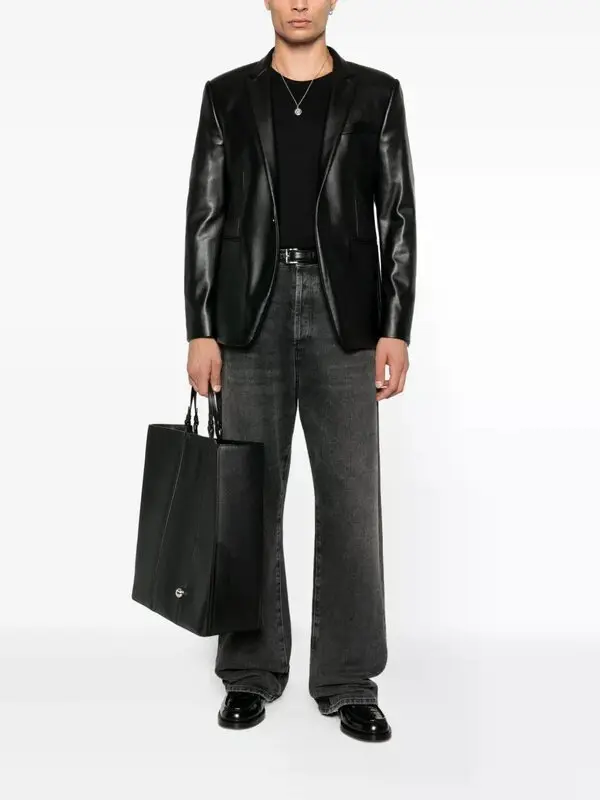 REVERES 1949 Single-breasted Leather Jacket
