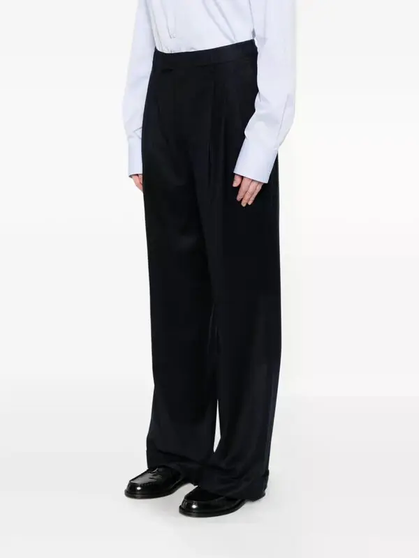 BERWICH Pleated Straight-leg Trousers