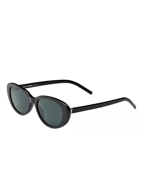 Saint Laurent Oval-frame Sunglasses - Black