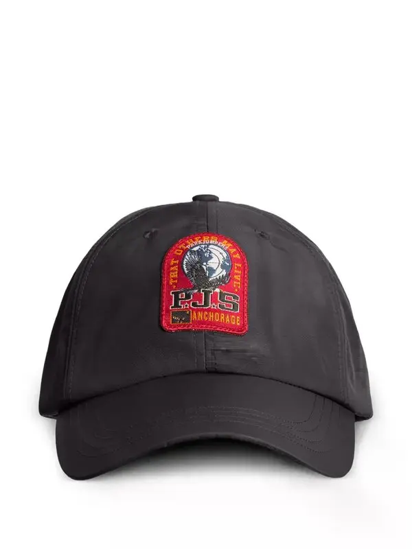 PARAJUMPERS Logo Patch Baseball Cap - Black