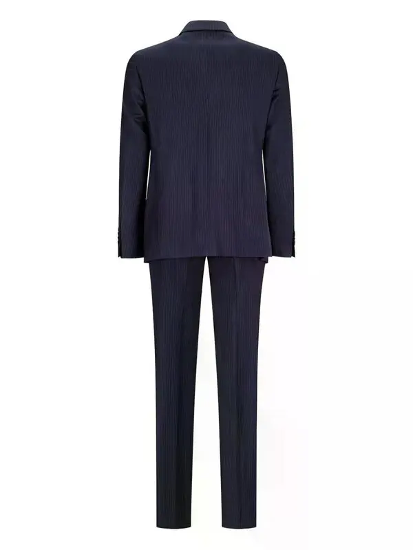 Tagliatore Pinstripe-pattern Suit - Blue