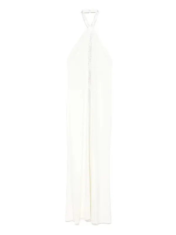 TALLER MARMO Halter-neck Embellished Maxi Dress