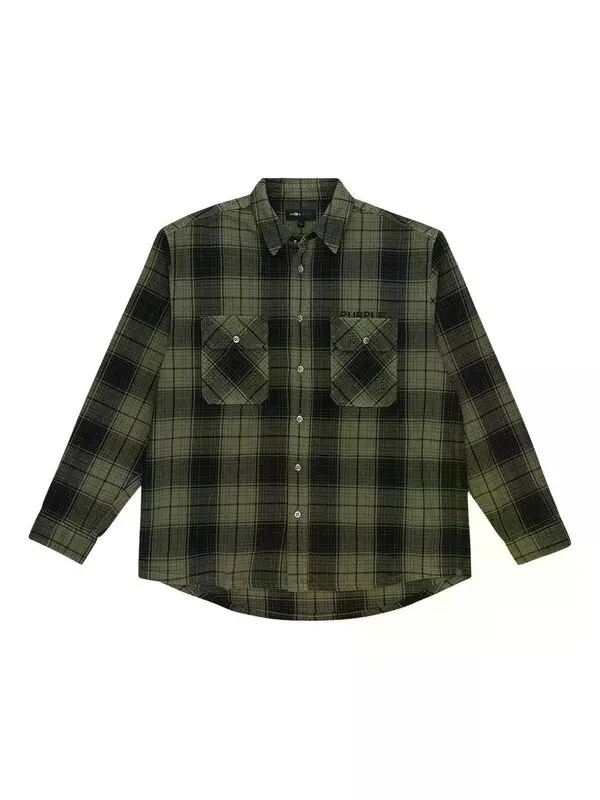 PURPLE BRAND Plaid Shirt