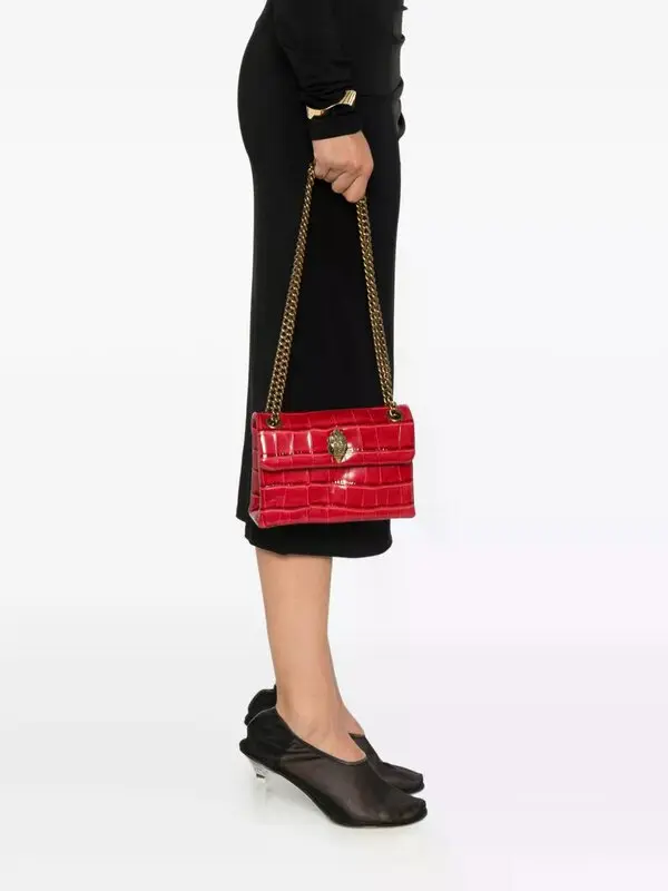 Kurt Geiger Crocodile-effect Chain Bag