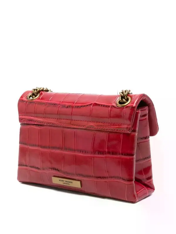 Kurt Geiger Crocodile-effect Chain Bag