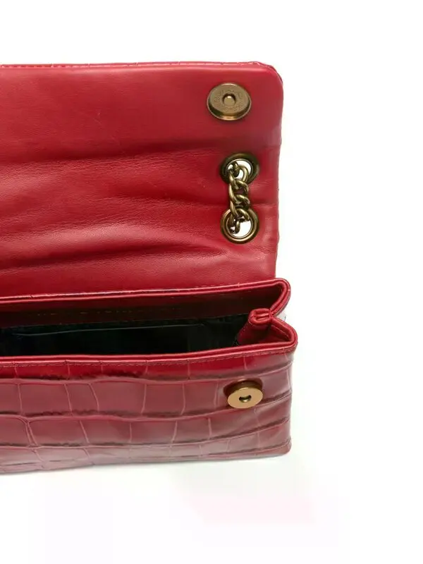 Kurt Geiger Crocodile-effect Chain Bag