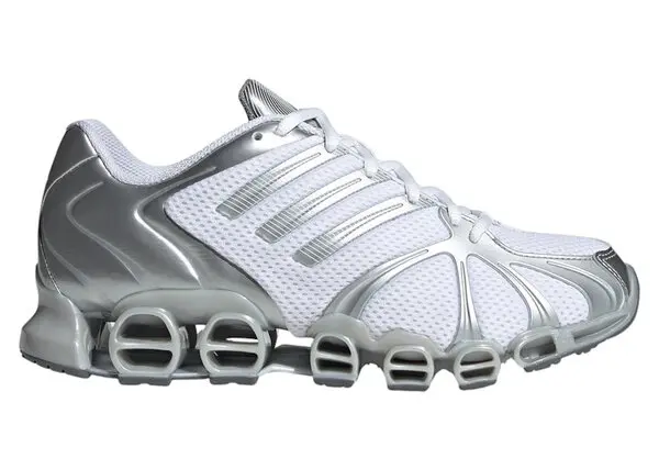 Adidas Mega Ghostride Sneakers - Cloud White/silver Metallic/matte Silver