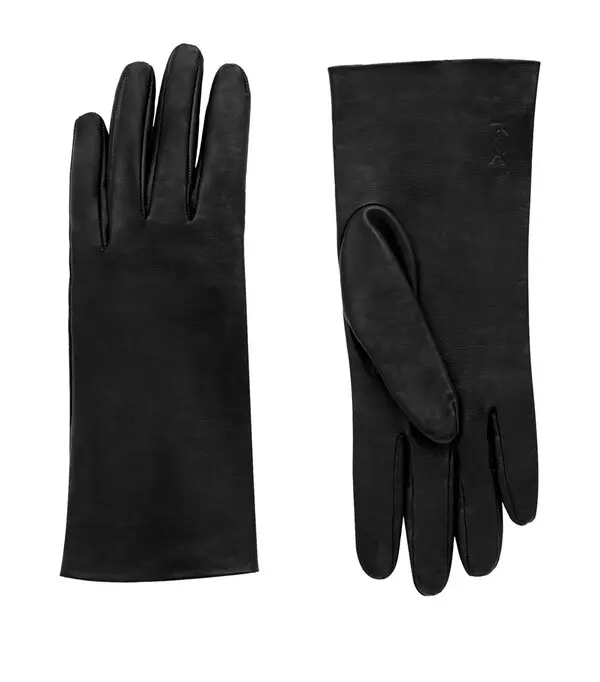 Saint Laurent Lambskin Gloves - Black