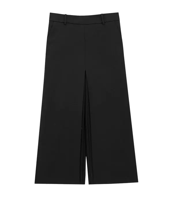 Saint Laurent Wool Mid-rise Culottes