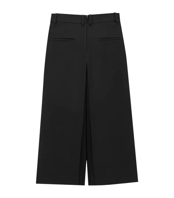 Saint Laurent Wool Mid-rise Culottes