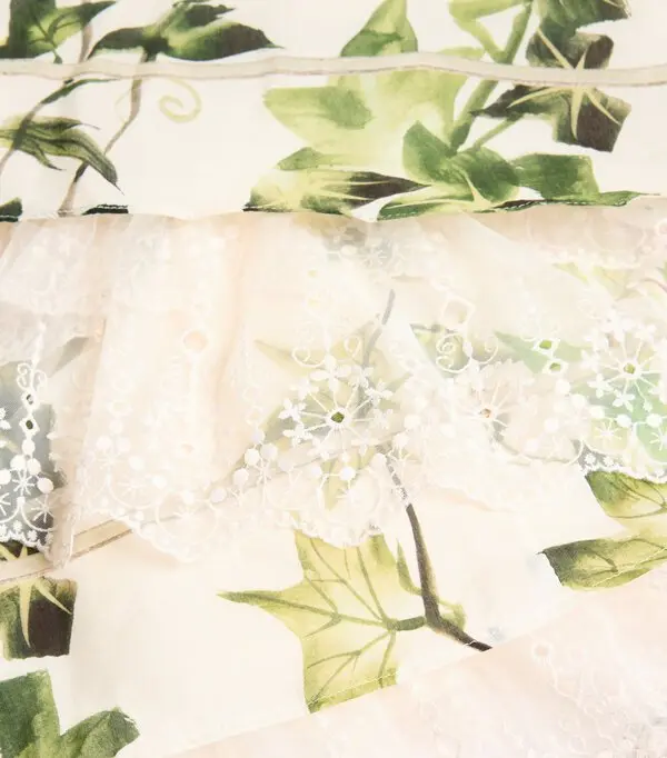 Alice + Olivia Floral Haven Midi Dress - Ivory - 50% Off | Editorialist