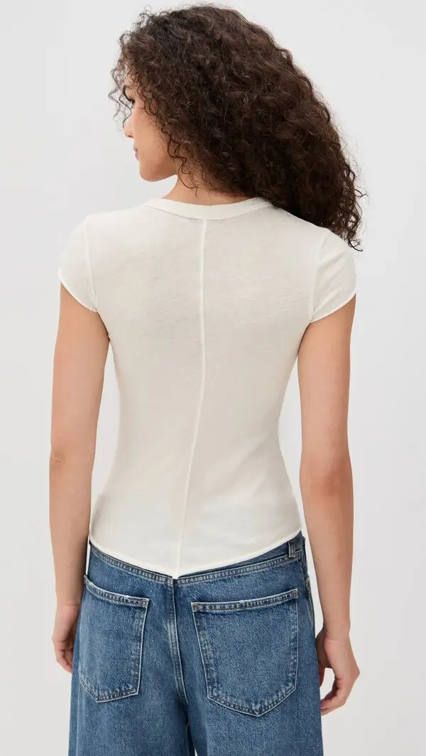 Cotton Citizen Cap-sleeve Jersey Tee
