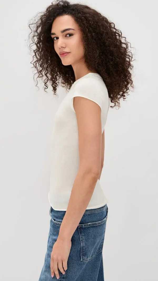 Cotton Citizen Cap-sleeve Jersey Tee
