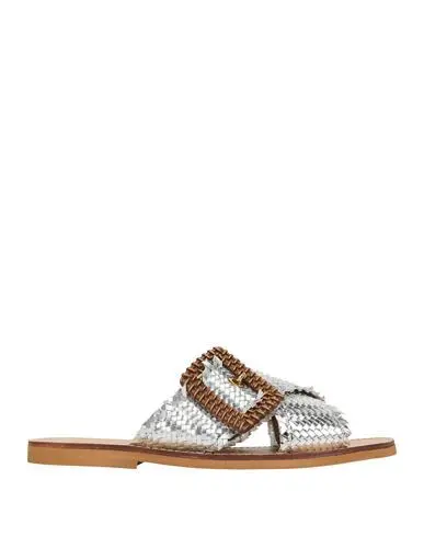 CHATULLE Textile Fibers Sandals - Silver
