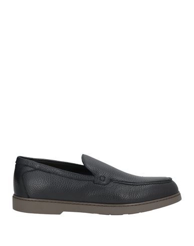 DOUCAL'S Pebbled-leather Loafers - Blue
