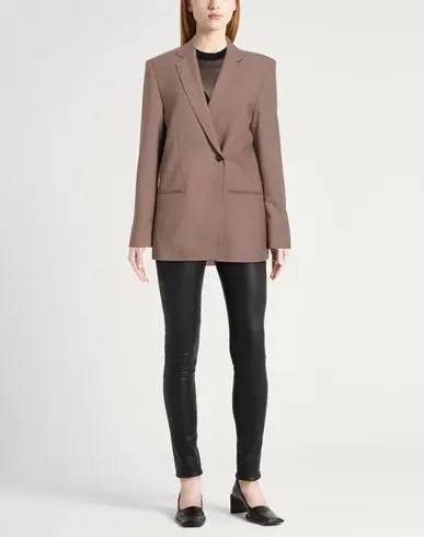 Helmut Lang Double-breasted Blazer In Polyester And Virgin Wool