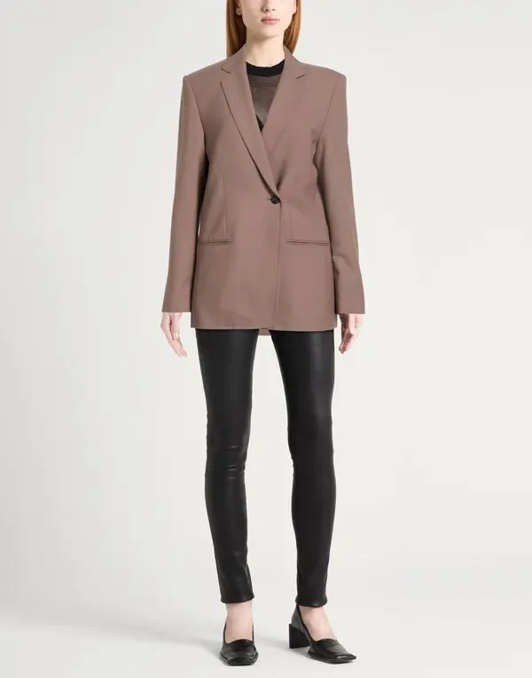 Helmut Lang Double-breasted Blazer In Polyester And Virgin Wool