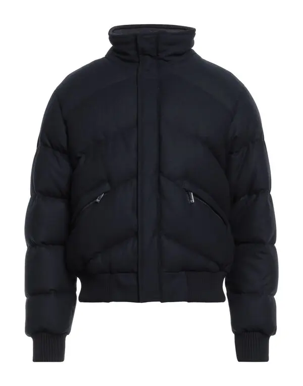 Emporio Armani Puffer Jacket With Knitted Trims