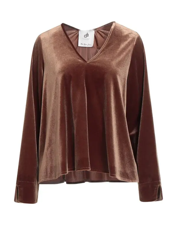 COMPAGNIA ITALIANA Top Polyester Elastane - Brown