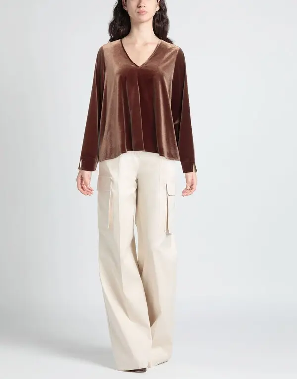 COMPAGNIA ITALIANA Top Polyester Elastane - Brown