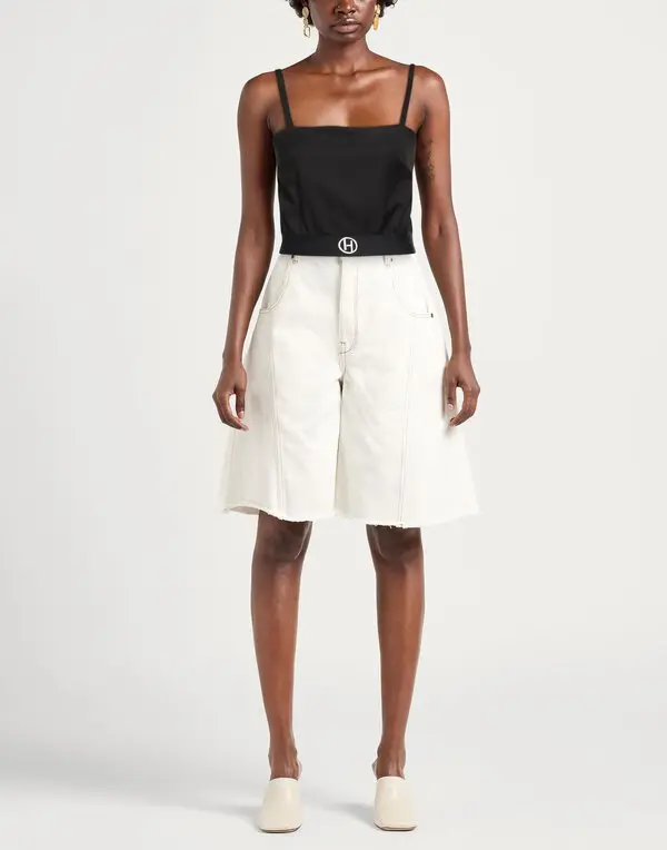 HAVEONE Sleeveless Twill Top