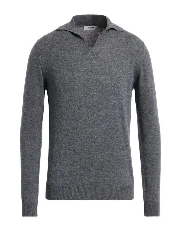 Alpha Studio Wool And Cashmere Sweater - Grey