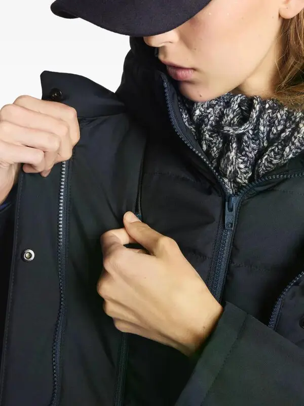 FAY Hooded Parka - Blue