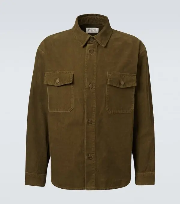 Saint Laurent Cotton Corduroy Overshirt