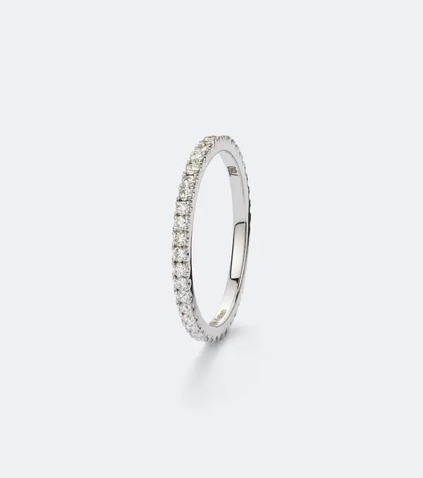 SUZANNE KALAN Midi 18kt White Gold Diamond Ring Jackets